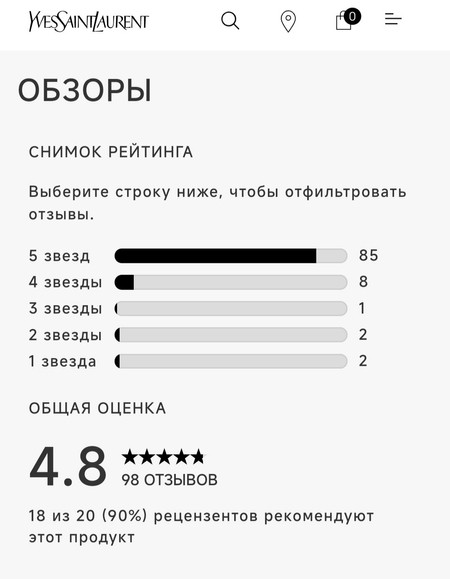 Ysl дезодорант стик