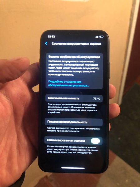 Iphone x zoʻr holatda