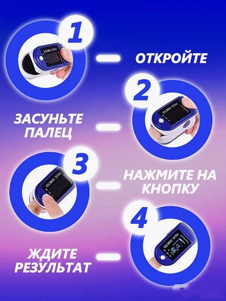 Пульсометр на палец