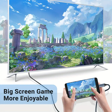 Кабель USB-C к HDTV - Тип-C 3.1 к HDTV 2.0, 4K/60Hz