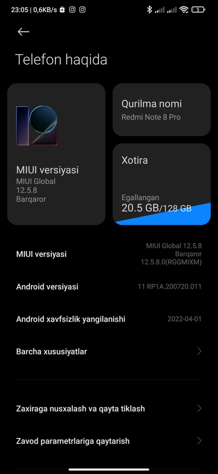 Redmi Note 8 Pro 6/128