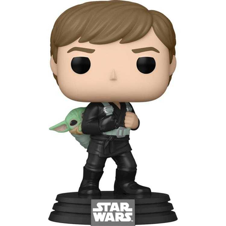 Фигурка Фанко (Funko) поп Люк Скайуокер с Грогу из звездных войн