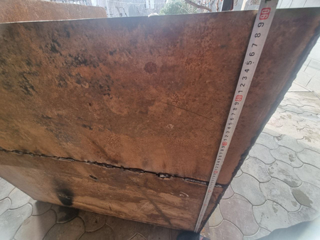 Temir yomkost 1500 litr suv ketedi