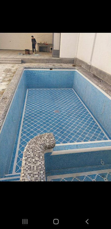 Mozayka basseyn turetiskiy sauna qilaman