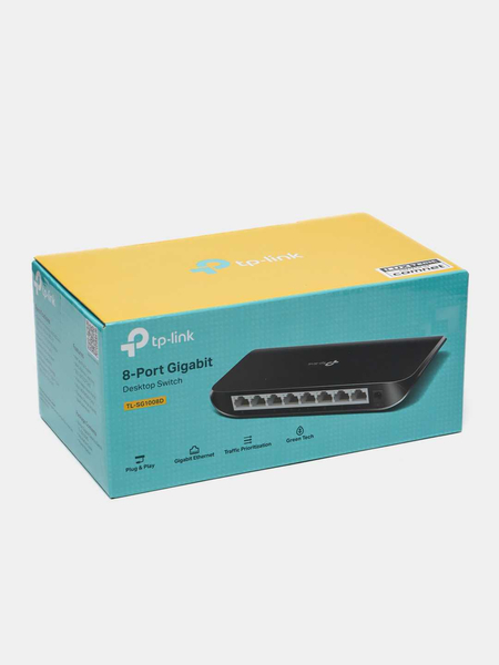 TP Link TL-SG1008D 8-портовый гигабитный настольный коммутатор