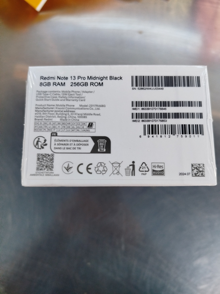 Redmi note 13 pro 8/256