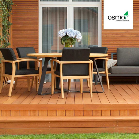 Немецкие масла Osmo c Uf-защитой для наружных работ по дереву