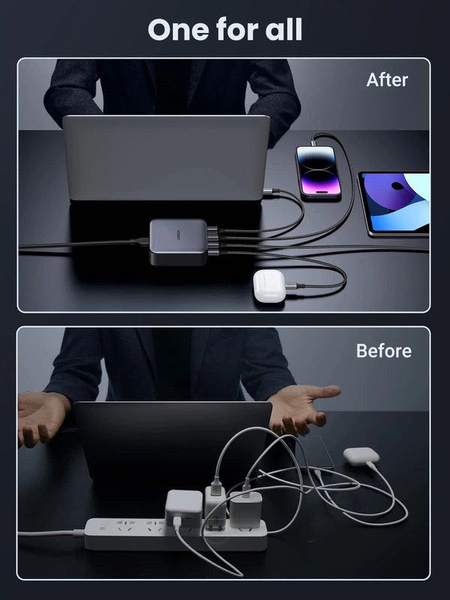 UGREEN Nexode USB C Charger 100W GaN Desktop Charger