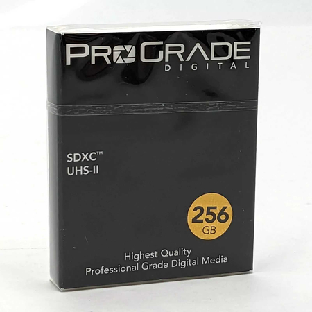 New Prograde 256 GB 250 MB/s Read Speed for Professional V60 UHS II