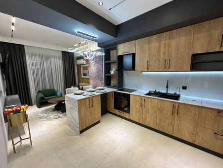 Новостройка ЖК Akay City 2 комнатная 23 этаж, 50м2.Монолит.Вид на Горы