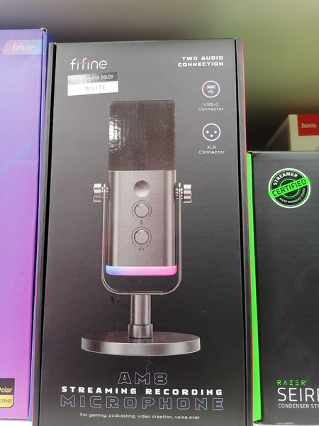 Микрофон для подкастов fifine AM8, микрофон для компьютера