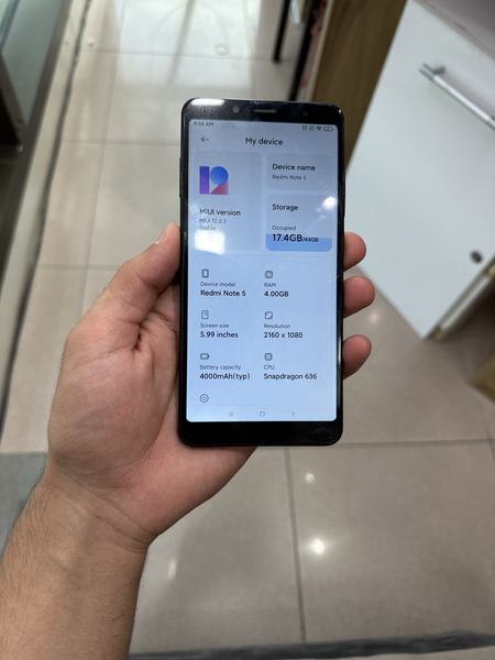 Redmi not 5 64/4 pamit