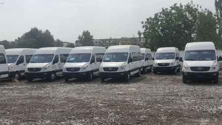 JAC SUNRAY 21 ўриндиқли микроавтобус  Евро5 ABS + EBD тизи