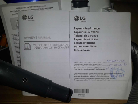 Пылесос LG Kompressor.Тянет Мощно.Гарантия.Идеальный.Упаковка.