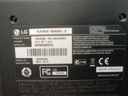 Монитор LG Flatron 19EN33S