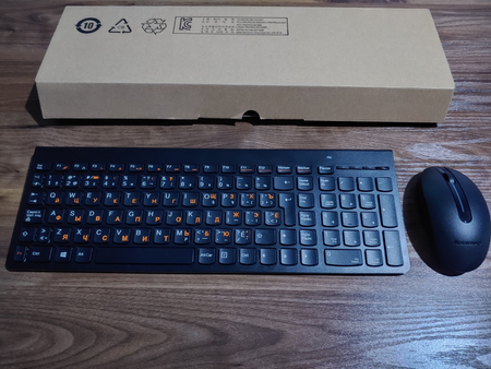 Беспроводные клавиатура и мышь Lenovo model: SK-8861