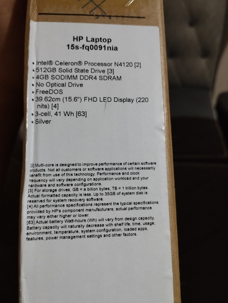 Hp ноутбук сотилади янги ssd 512.