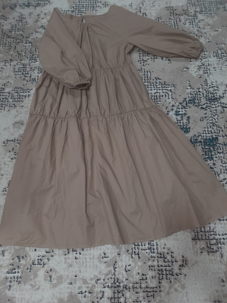 Платье 100 % cotton  цвета кофе с  молоком