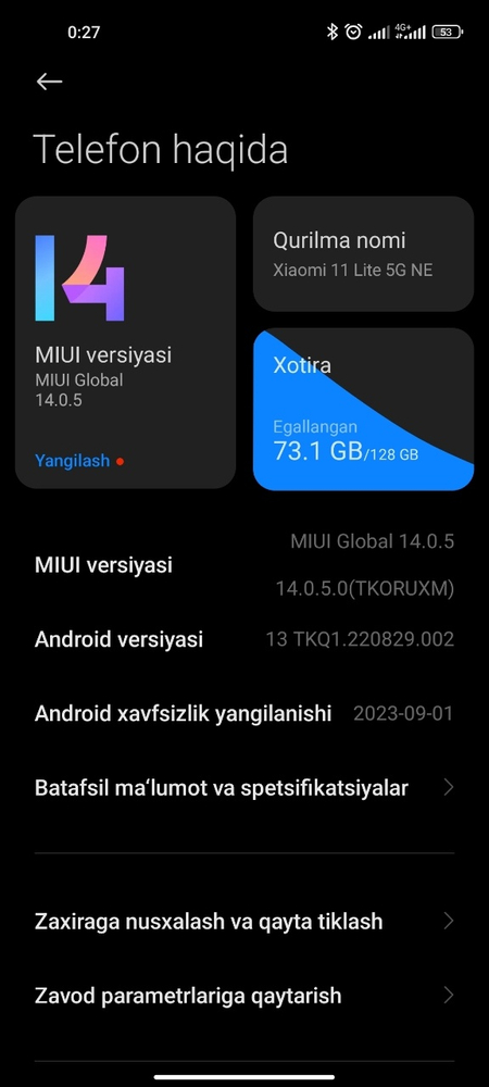Masalan Iphone 11 kafolat