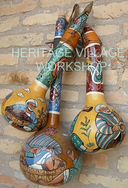 Фляжки из тыквы .