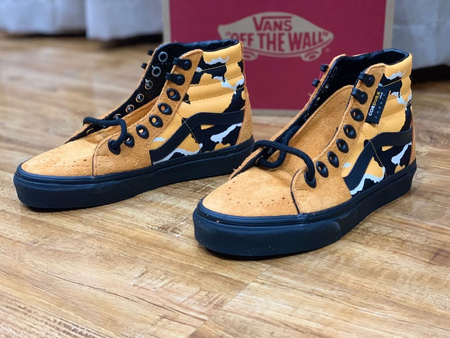 VANS кожаные high-top кеды