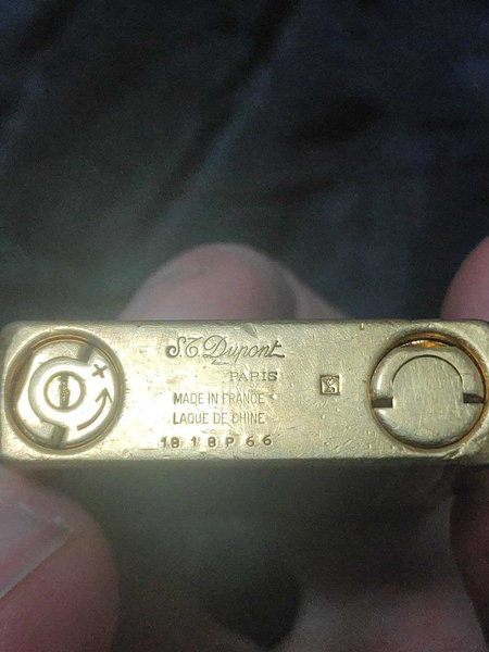 Оригинал антикварная зажигалка Dupont