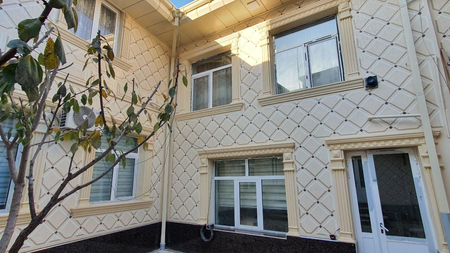 Travertin 3D fasad xizmatlari 2