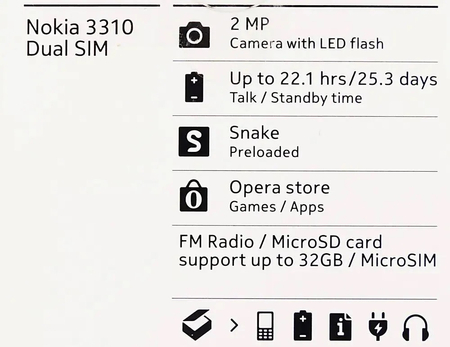 Nokia 3310 Orginal NEW
