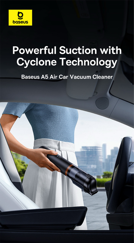Пылесос автомобильный Baseus A5 Car Vacuum Cleaner A5 air