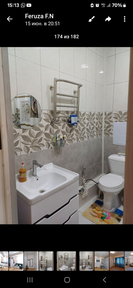 СРОЧНО  1 комн.  45м2. Продаётся. Своя. Яшнабадский район. С кодастром