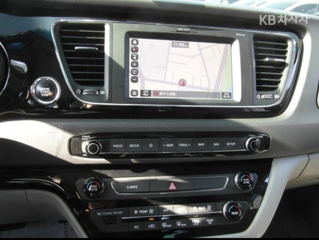 KIA CARNIVAL 2016 2 поз, мокрый, тоза, 124 минг пробег