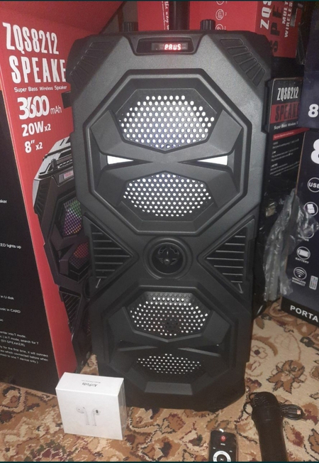 Karaoke kolonka simsiz mikrofon