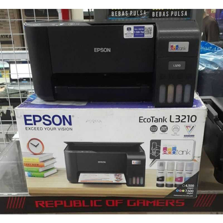 Принтер Epson EcoTank L3210 (МФУ, А4, Струйный)