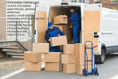 Загрузка и разгрузка.  дом на колесах.  Разборка и сборка мебели.  мы