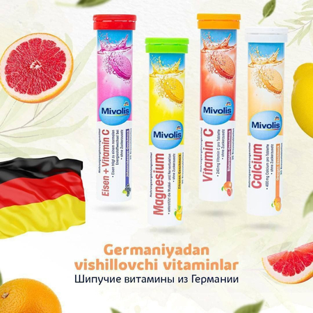 Mivolis Vitaminlari (Germaniya maxsuloti)