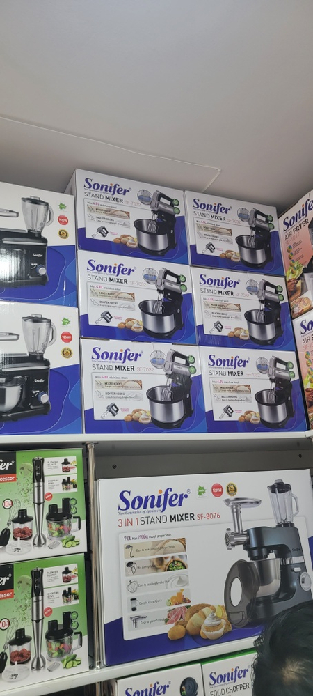 Планетарный миксер с чашкой 4литр Stand mixer mini Sonifer sf-7033