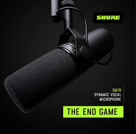 Shure SM7B — Подкаст микрофон профессиональный