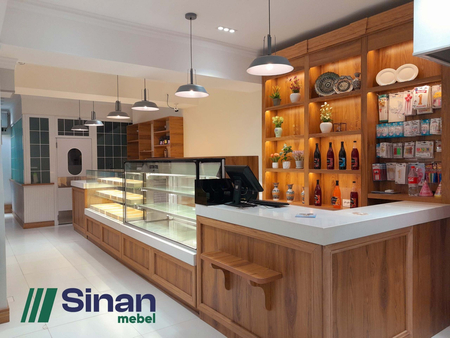 Kafe restoranlar uchun shinam mebellar