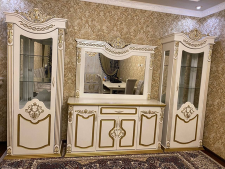 Mebel Panal-Komod Mdf dan Kirashini Sandiq Stol stul Spalnila Sehdan