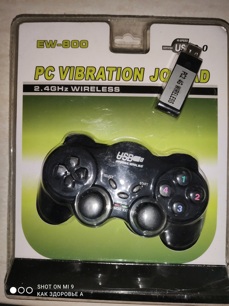 Беспроводной джойстик PC Vibration Joypad EW-800