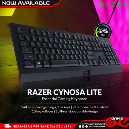 СКИДКА! RAZER Cynosa Lite Chroma RGB Мембраная клавиатура