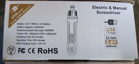 Аккумуляторный Li-ion 3.6V Атверка