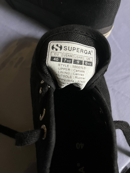Кроссовки из Англии Superga. Размер европейский 40.