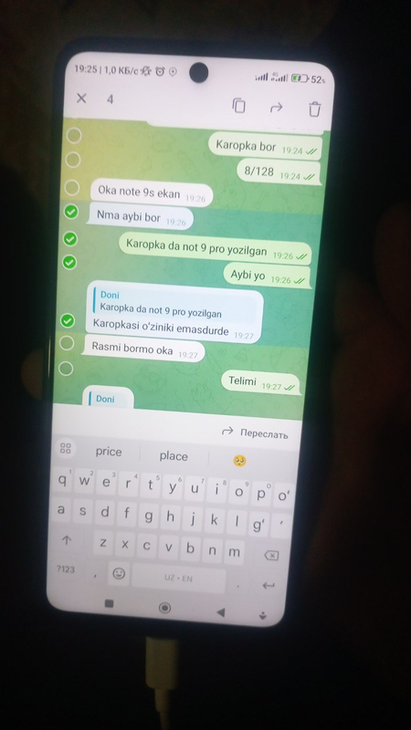 Redmi not 9 pro 8 128