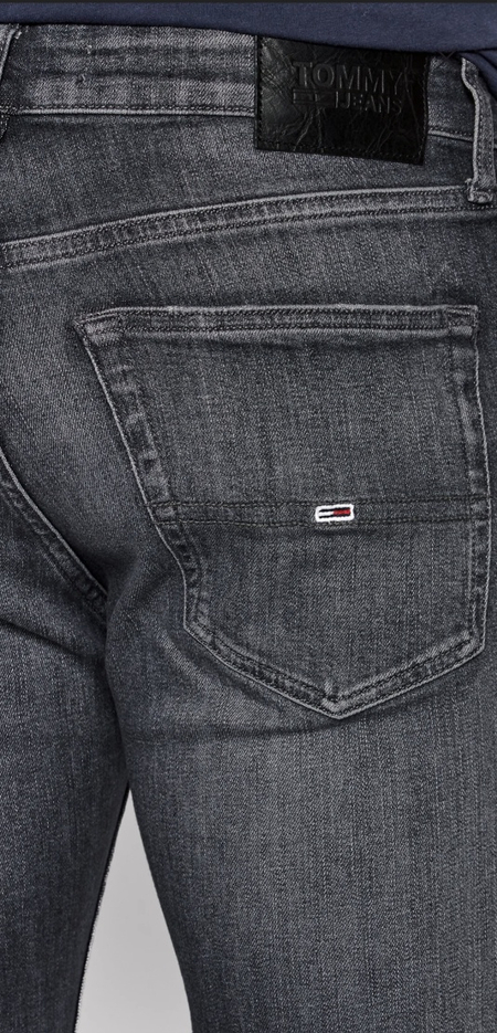 Tommy Hilfiger Scanton (USA) джинсы темно-серые, зауженные. Оригинал