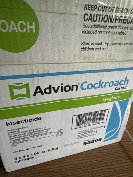 Таракан дори Advion Cockroach / Гель от тараканов