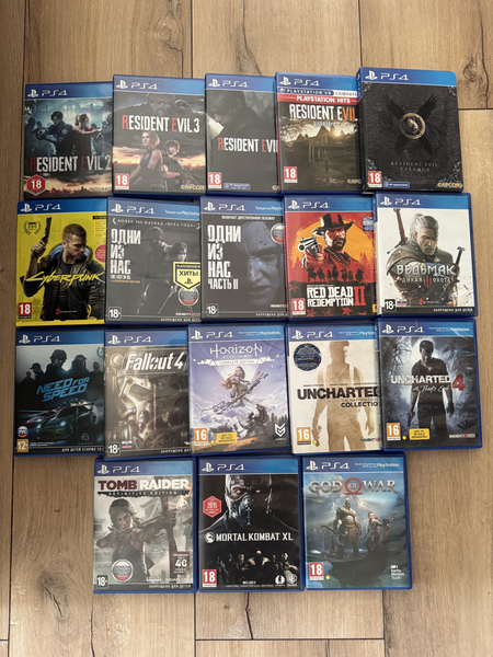 Продается Playstation 4 Pro 1 Tb с 18 дисками