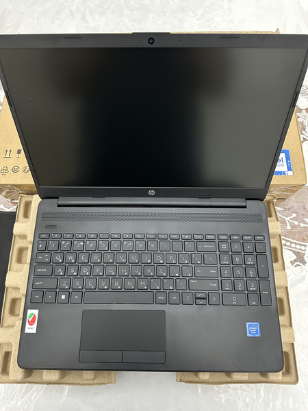 HP laptop 15 новый коробка документ