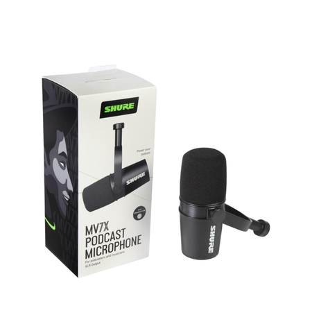 Shure MV7 — Подкаст микрофон Профессиональный