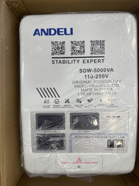 Сотилади Sotiladi/STABILIZATOR ANDELI-QR-bilan TOZA Original SDW-5kva
